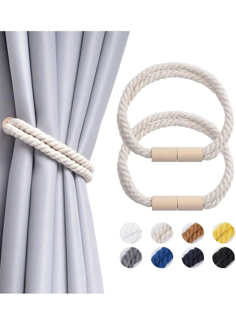 Бохо Подхваты для штор зажимы на магните держатель 2 шт