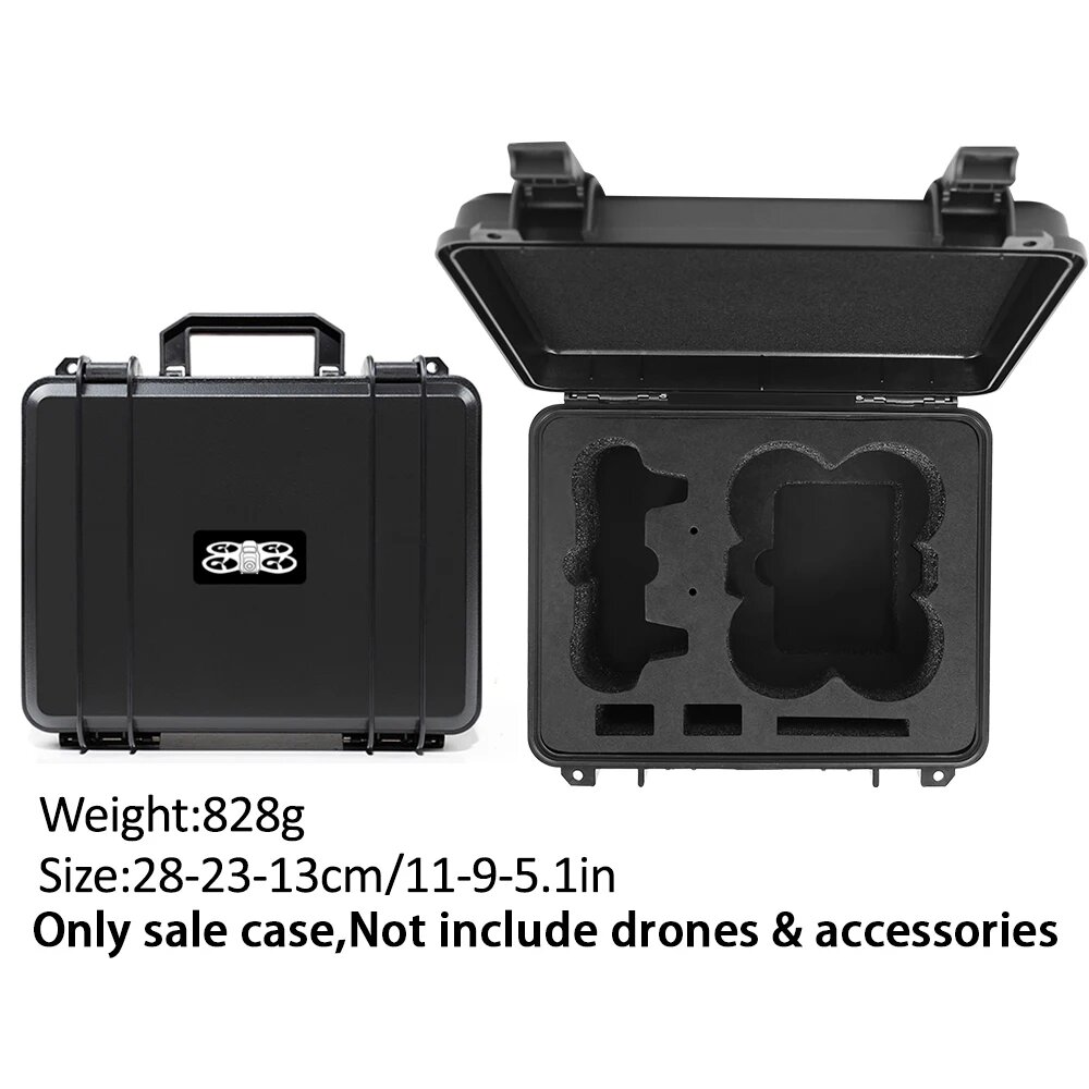 Для DJI NEO Fly More Combo Жесткий чехол для хранения Защитная сумка Взрывозащищенная коробка Сумка для переноски на открытом воздухе для DJI RC N3 ACC