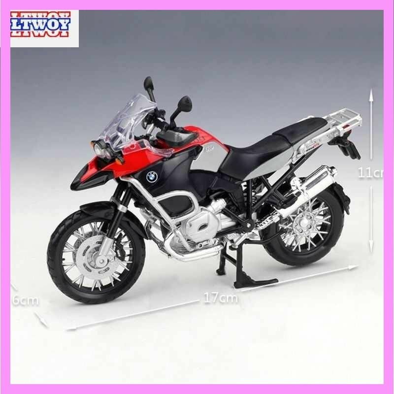 Эксклюзивная модель мотоцикла BMW R 1200 GS от Maisto в масштабе 1 к 12