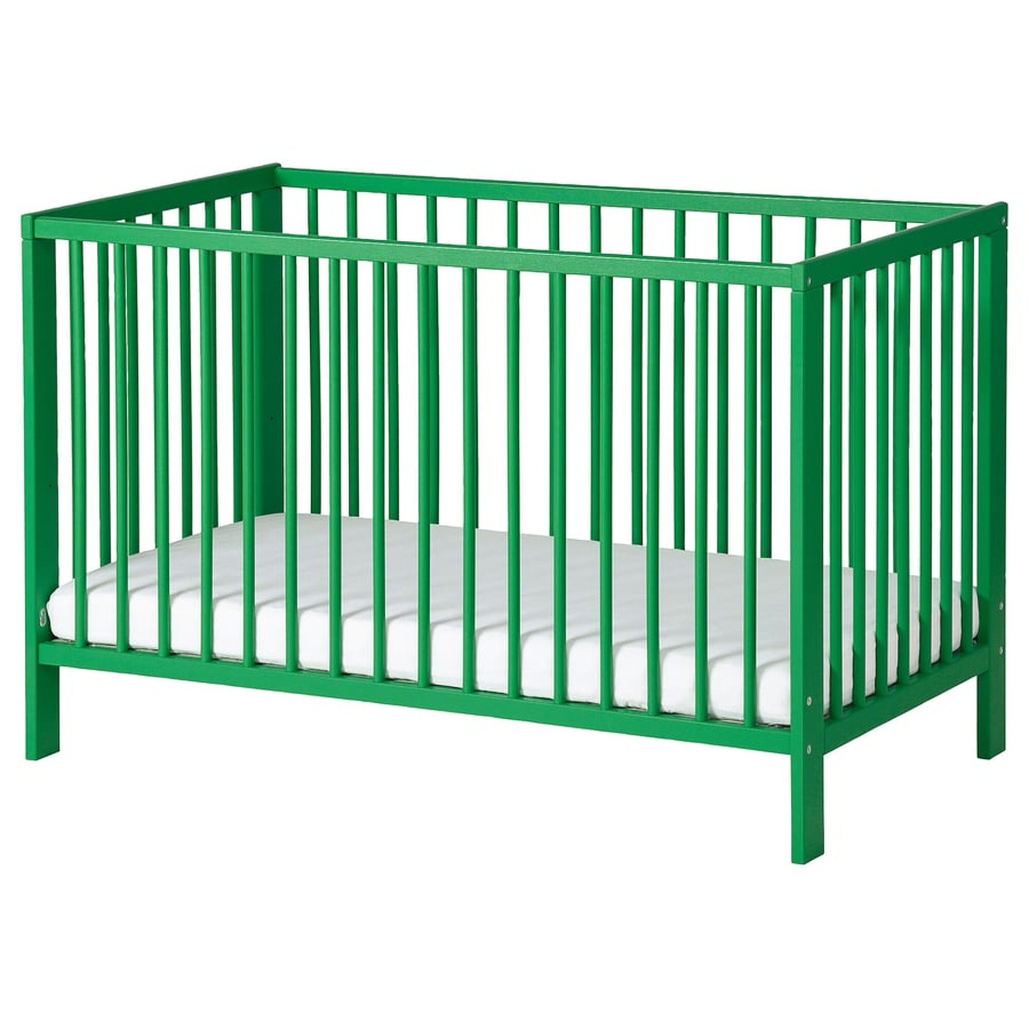 Детская кровать IKEA GULLIVER цвет зеленый, 60 x120 см 205.895.03