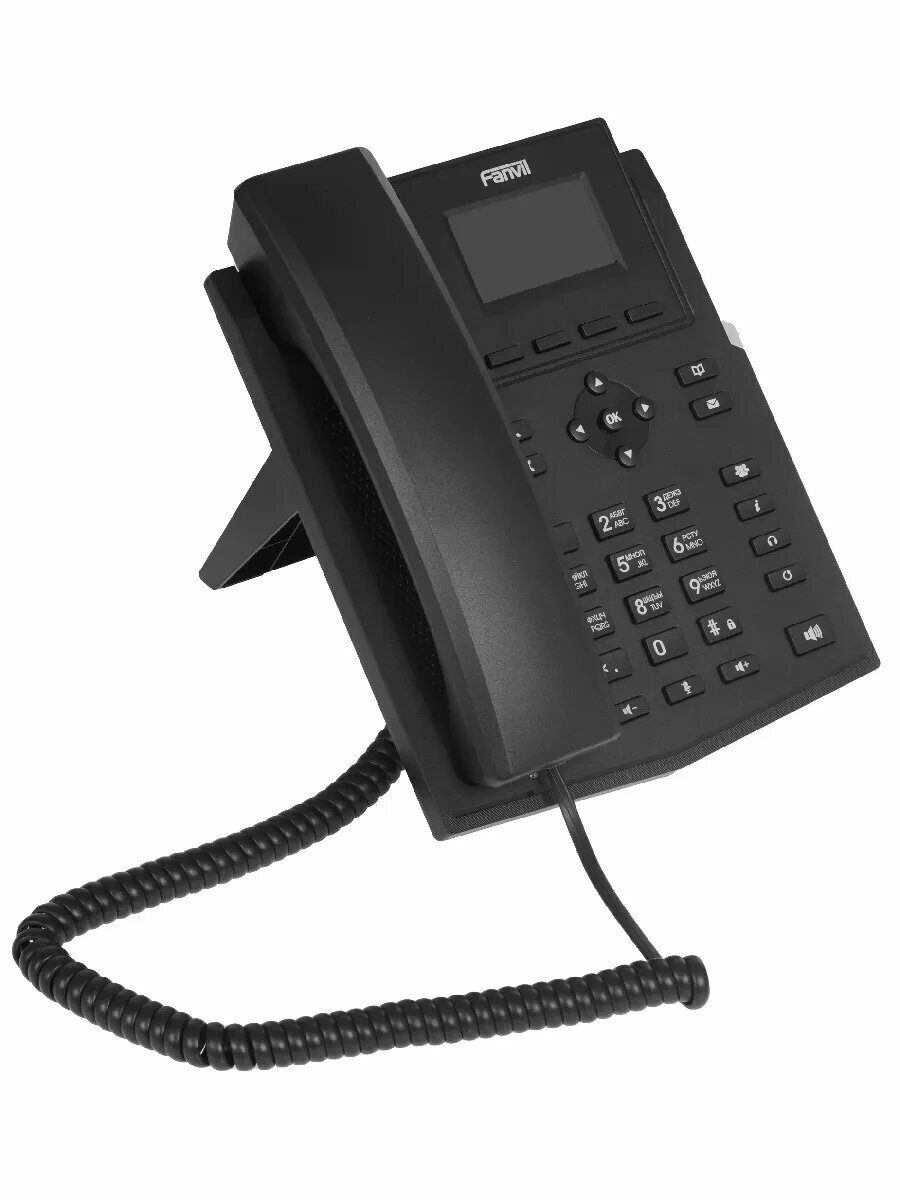 IP-телефон VoiceIP Fanvil X301W, 2 Ethernet-порта, LCD-дисплей, 1000 контактов