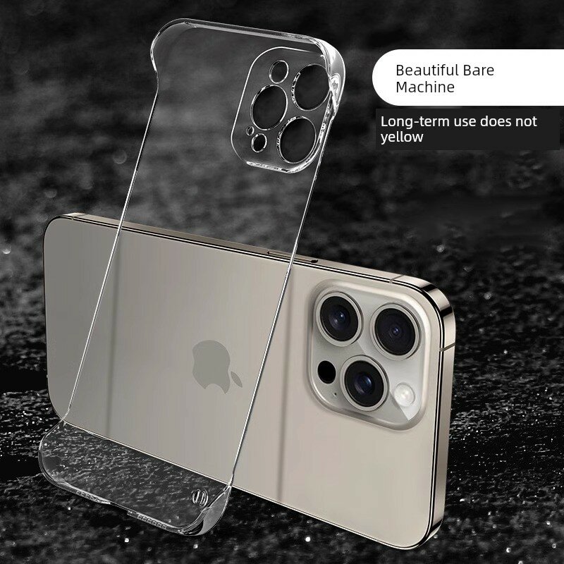 Прозрачный чехол для iPhone 14 Plus, ультратонкий, безрамочный, защита от царапин, идеальная посадка