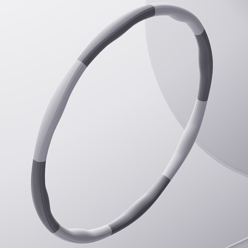 Хула-хуп съемный регулируемый пенопластовый для фитнеса специальный серый