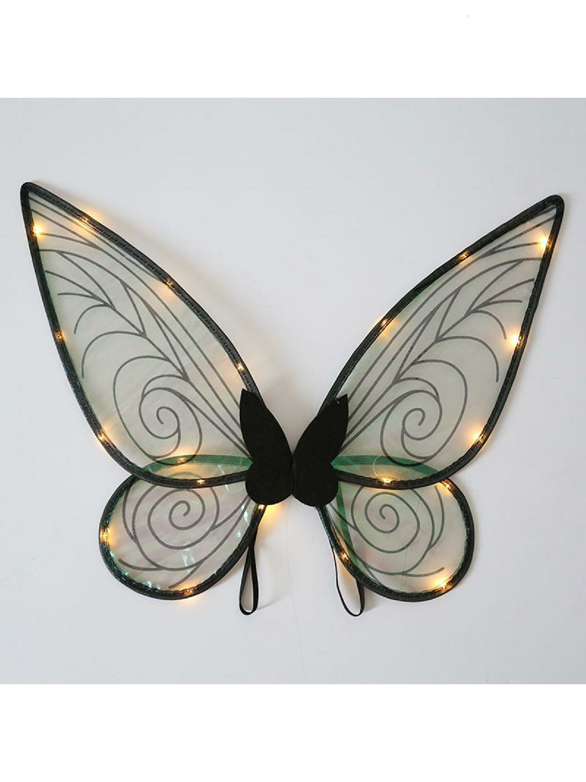 Fairys Princess Angel Wing For Women Girls Halloween Party Cosplay Costumes Butterfly Stage Performances реквизит, Черный