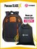 Рюкзак школьный TORBER класс, черный с оранжевой вставкой, 45 x 32 x 16см+Мешок ...