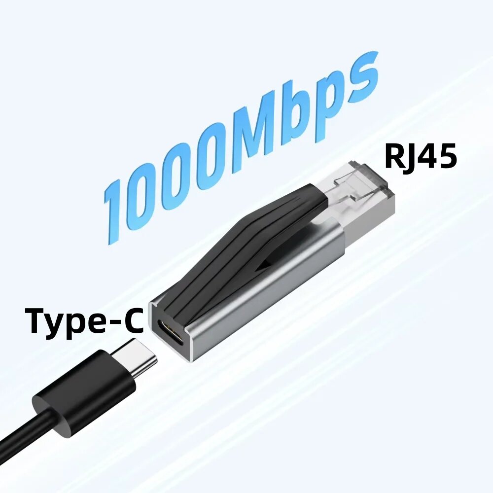 Ethernet-адаптер nku USB-C на RJ45 1 Гбит/с