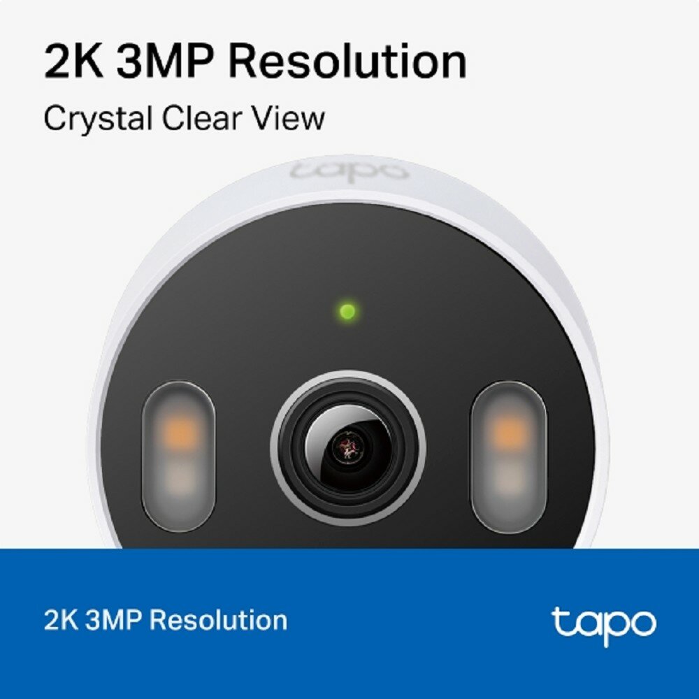 Умная Wi-Fi камера TP-Link Tapo C113 Starlight 3Мп, уличная/домашняя, ИИ обнаружение, двусторонняя аудиосвязь — фото 1