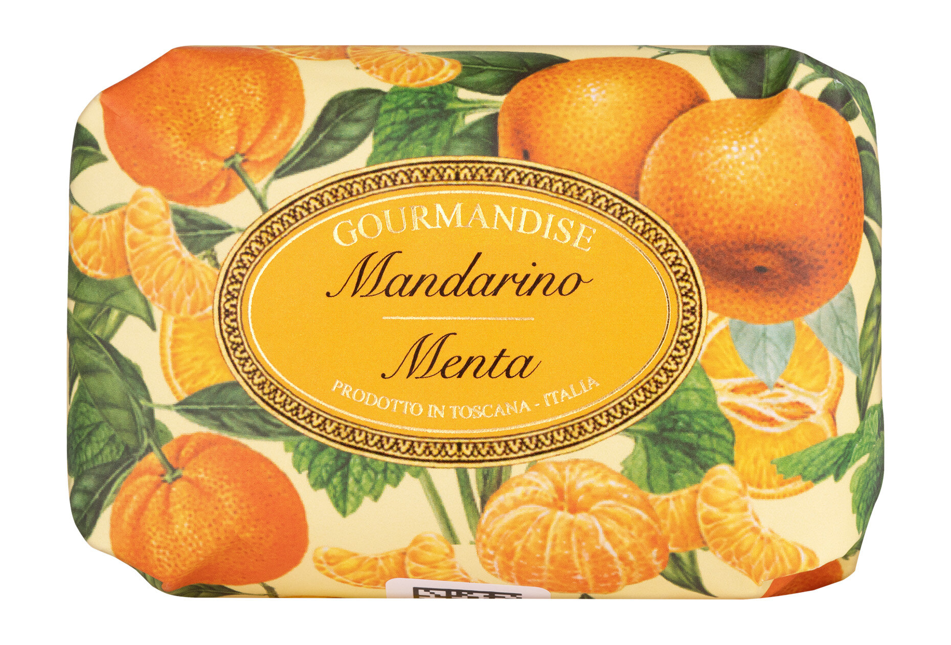 GOURMANDISE Мыло натуральное парфюмированное Мандарин и мята, 200 г