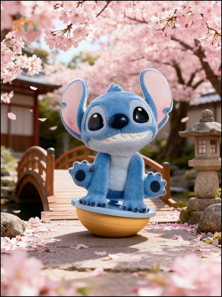 TOPTOY Stitch Коллекционные Фигурки Игрушки Слепая Коробка (Stitch Energy Yoga Series)