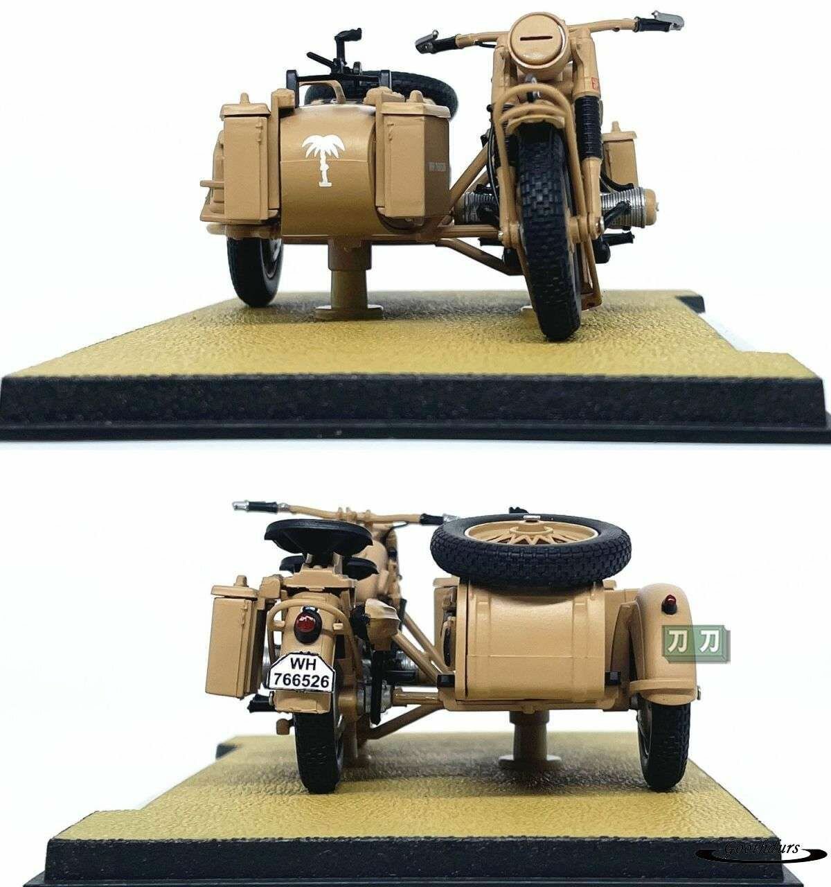 1/24 Немецкая модель трехколесного велосипеда BMW R75