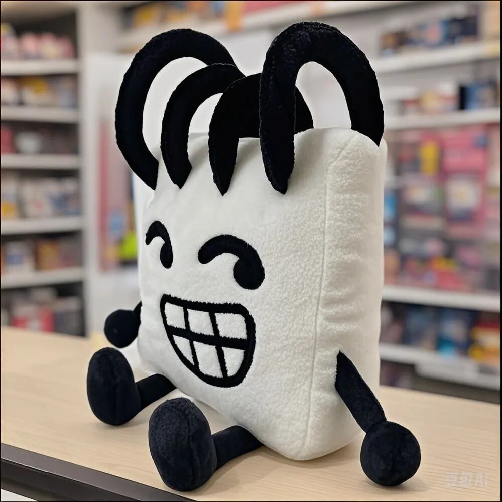Object Show Скетчпад Плюшевая игрушка Белый скетчпад - 25 см, вес 180 г