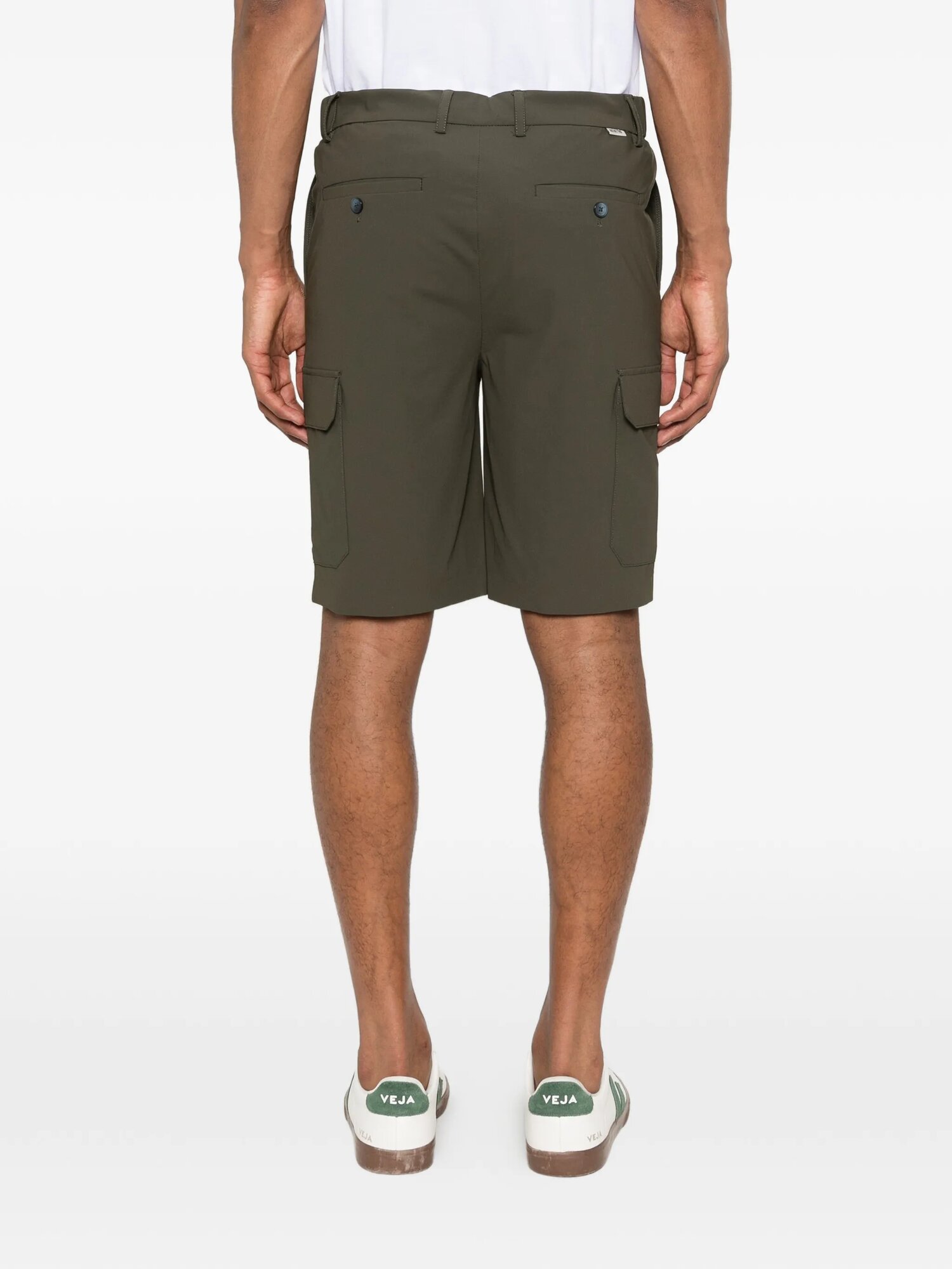 Шорты DISTRETTO12 Drawstring cargo shorts, размер 56, green — фото 1