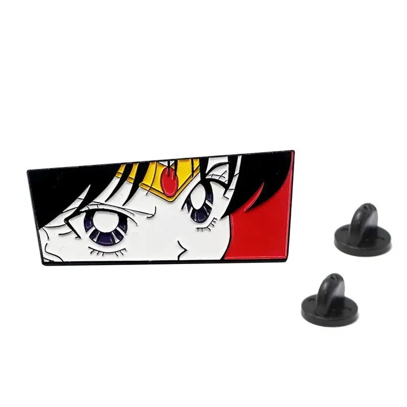 Брошь Sailor Moon Rei Hino, черный, Style-3