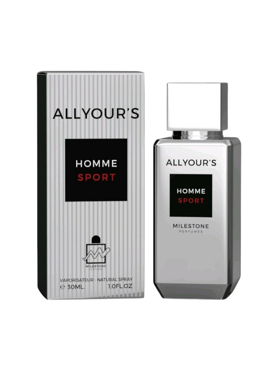Парфюмерная вода для мужчин Milestone All your's homme sport, 35 мл
