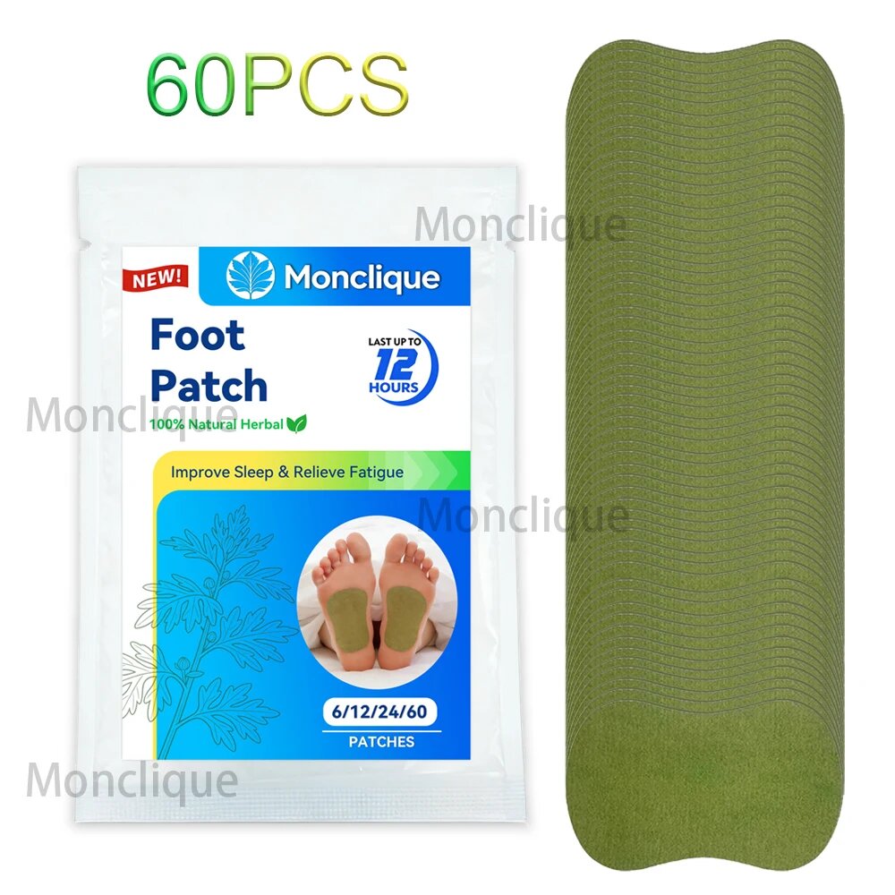 Детокс-пластыри для ног monclique 12/60 шт. 60Pcs
