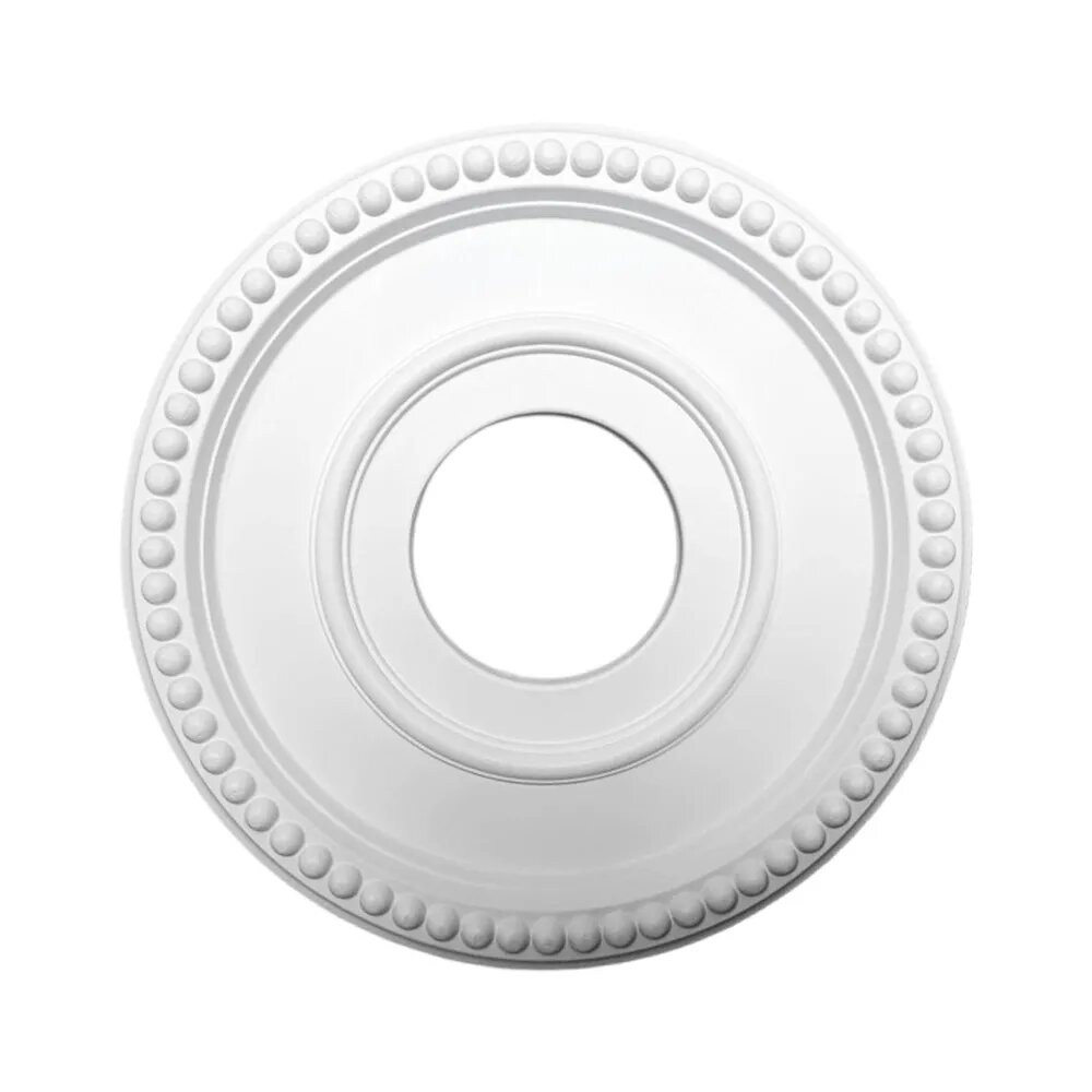 Потолочная розетка PU винтаж, белая для декора дома и гостиной, круглый узор
