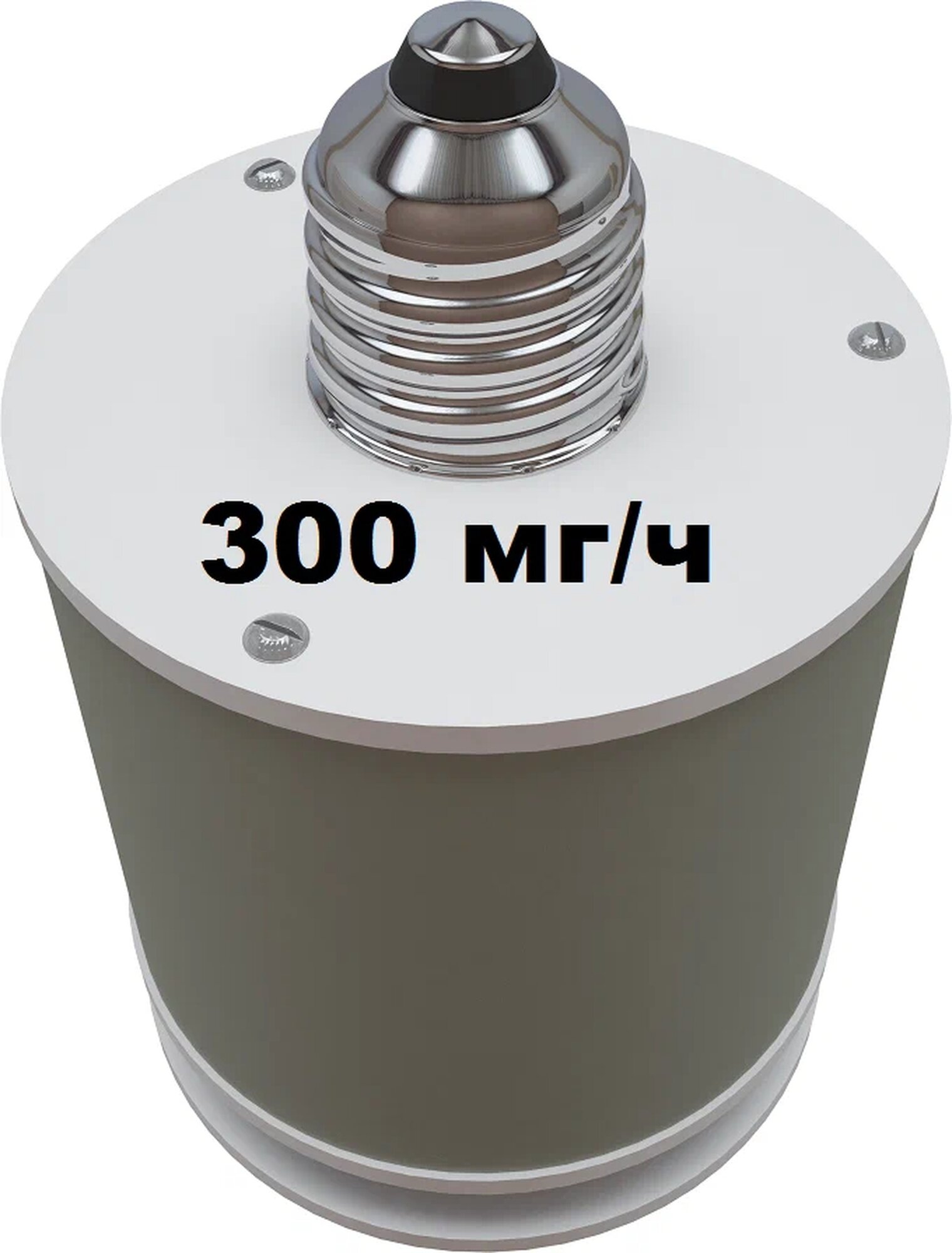 Генератор озона Fanline, E27, 300 мг/ч, 265 мм, цвет серебристый