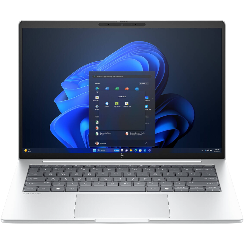 Ноутбук HP EliteBook 8Gi 14 AI 14"(1920x1200)/Touch/Intel Core Ultra 7 268V(2.2Ghz)/32768Mb/512PCISSDGb/noDVD/Int: Intel Arc Graphics 140V/Cam/BT/WiFi/65WHr/war 1y/1.46kg/Win11Pro