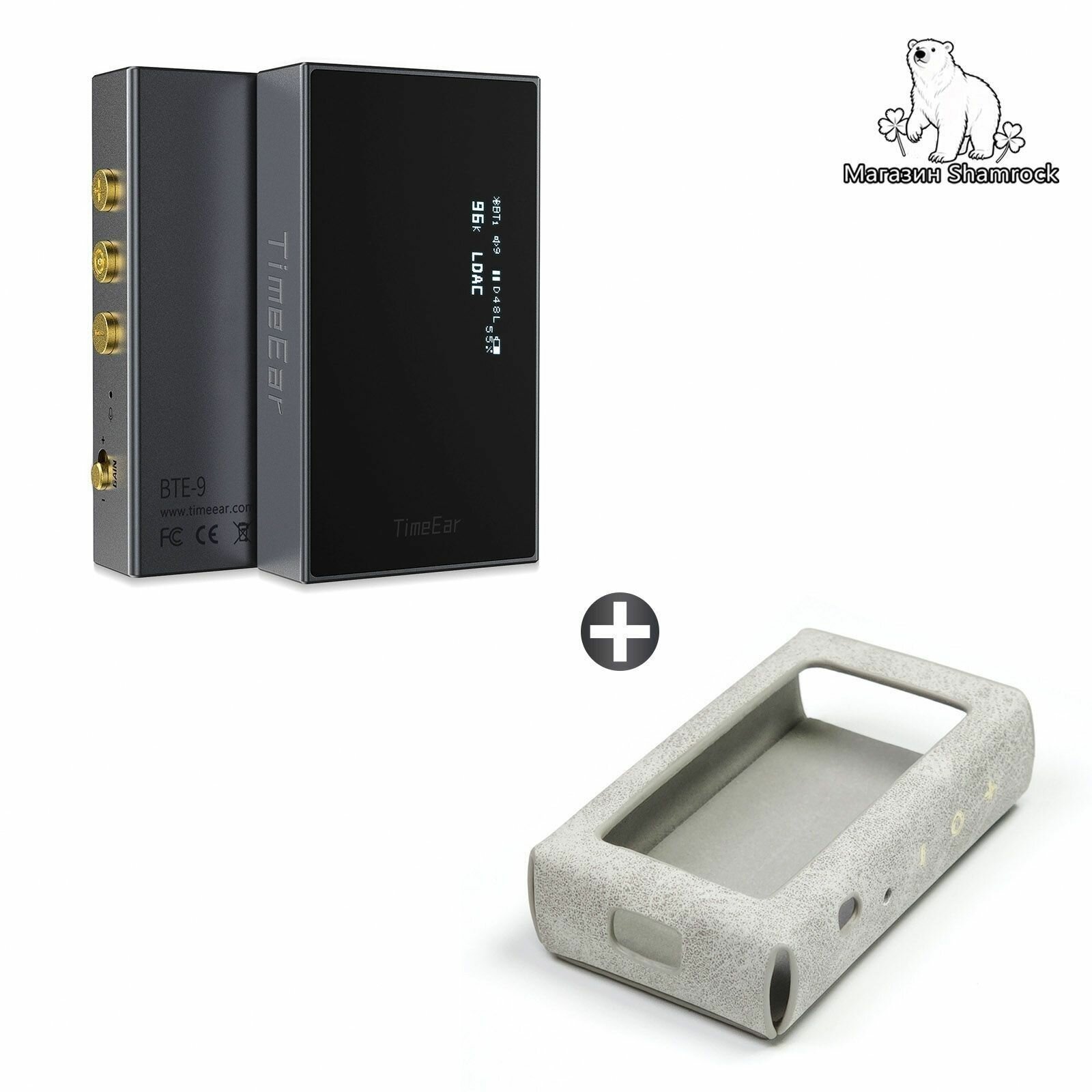 TimeEar BTE-9: Портативный Bluetooth ЦАП/усилитель с дисплеем для чистого разговора и Hi-Fi звука