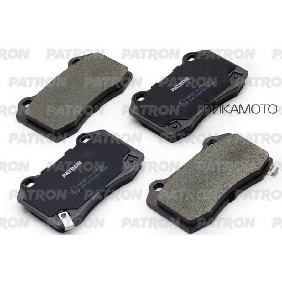PATRON PBP265 Колодки тормозные передн TESLA: Model S 12- Model X 15-