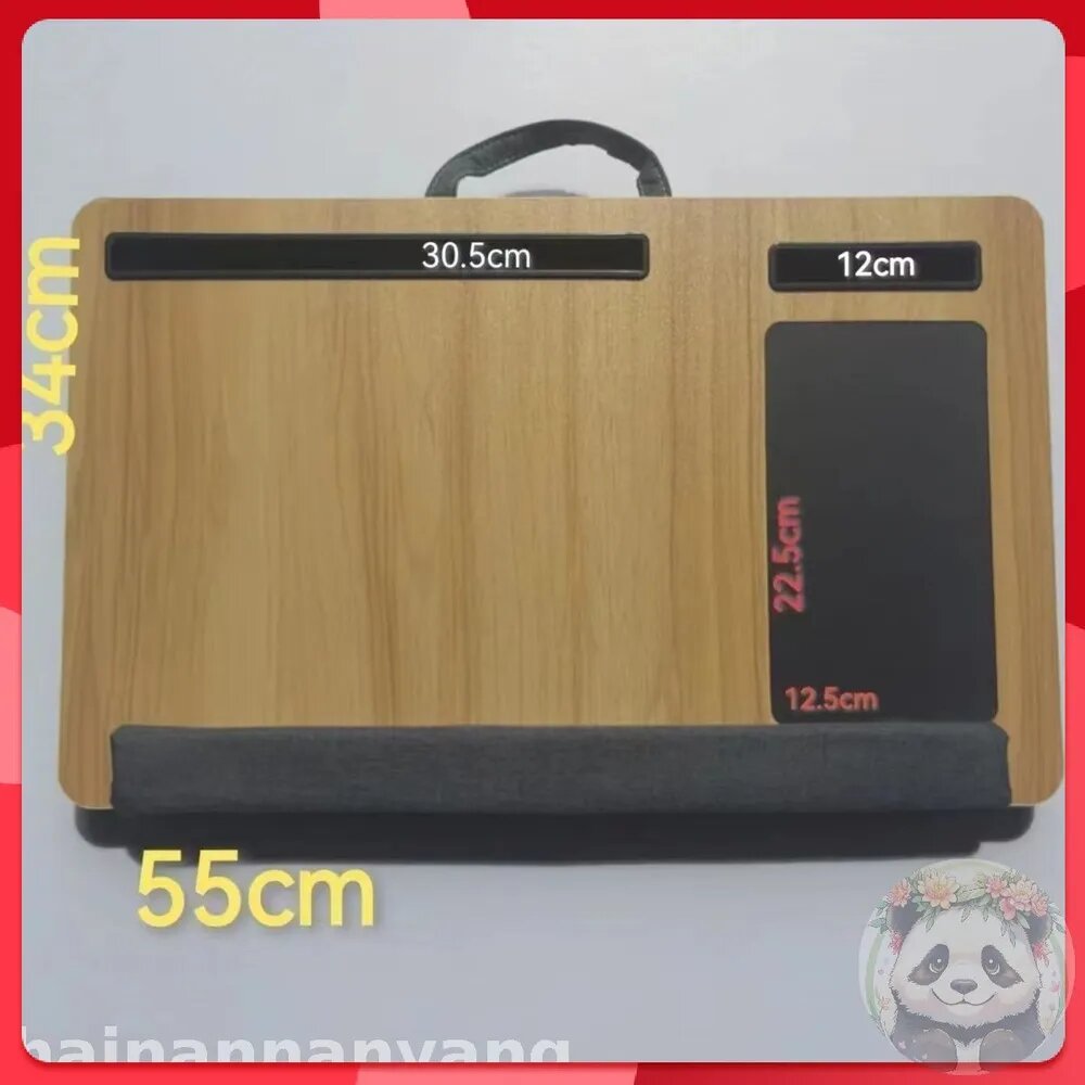 Полка для клавиатуры переносной складной столик для ноутбука из фанеры серый — фото 1
