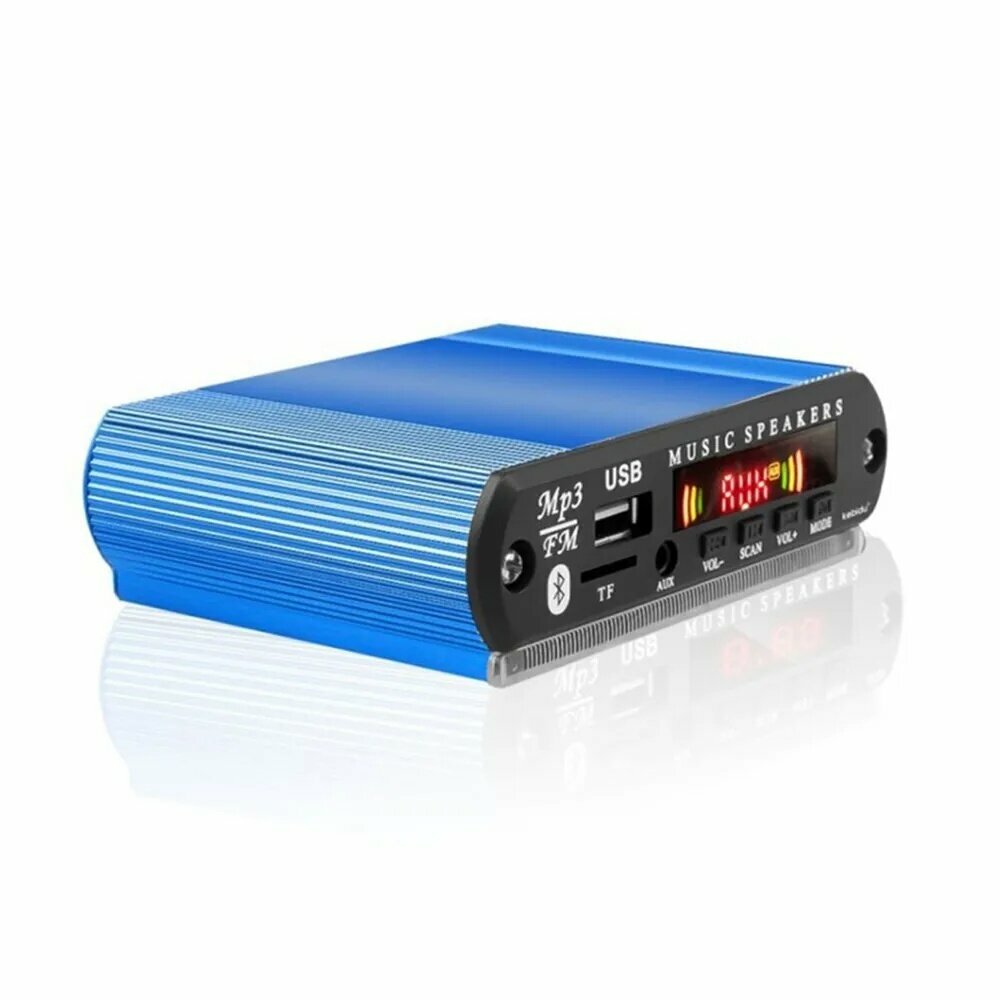 Плата Декодера Bluetooth MP3-Плеера FM-Радио, USB, TF, С