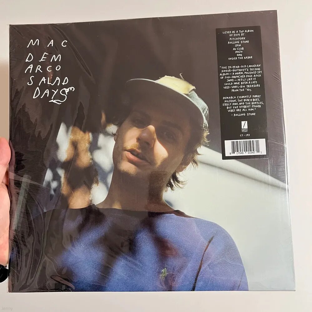 Mac DeMarco - Salad Days виниловая пластинка.1 LP. Alternative Rock Music Album Vinyl Record