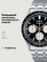 Наручные часы SEIKO, серебряный, черный