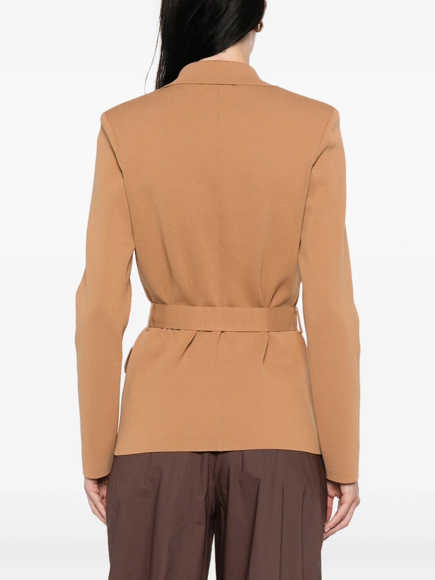 Куртка Elisabetta Franchi Button belted jacket, размер 40, разноцветный — фото 1