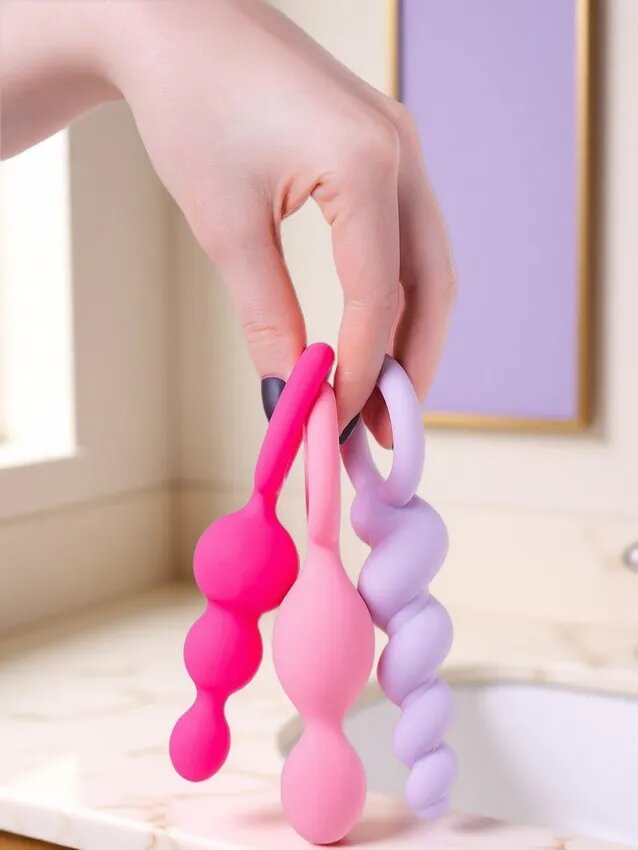 Набор анальных цепочек Satisfyer Booty Call, силикон