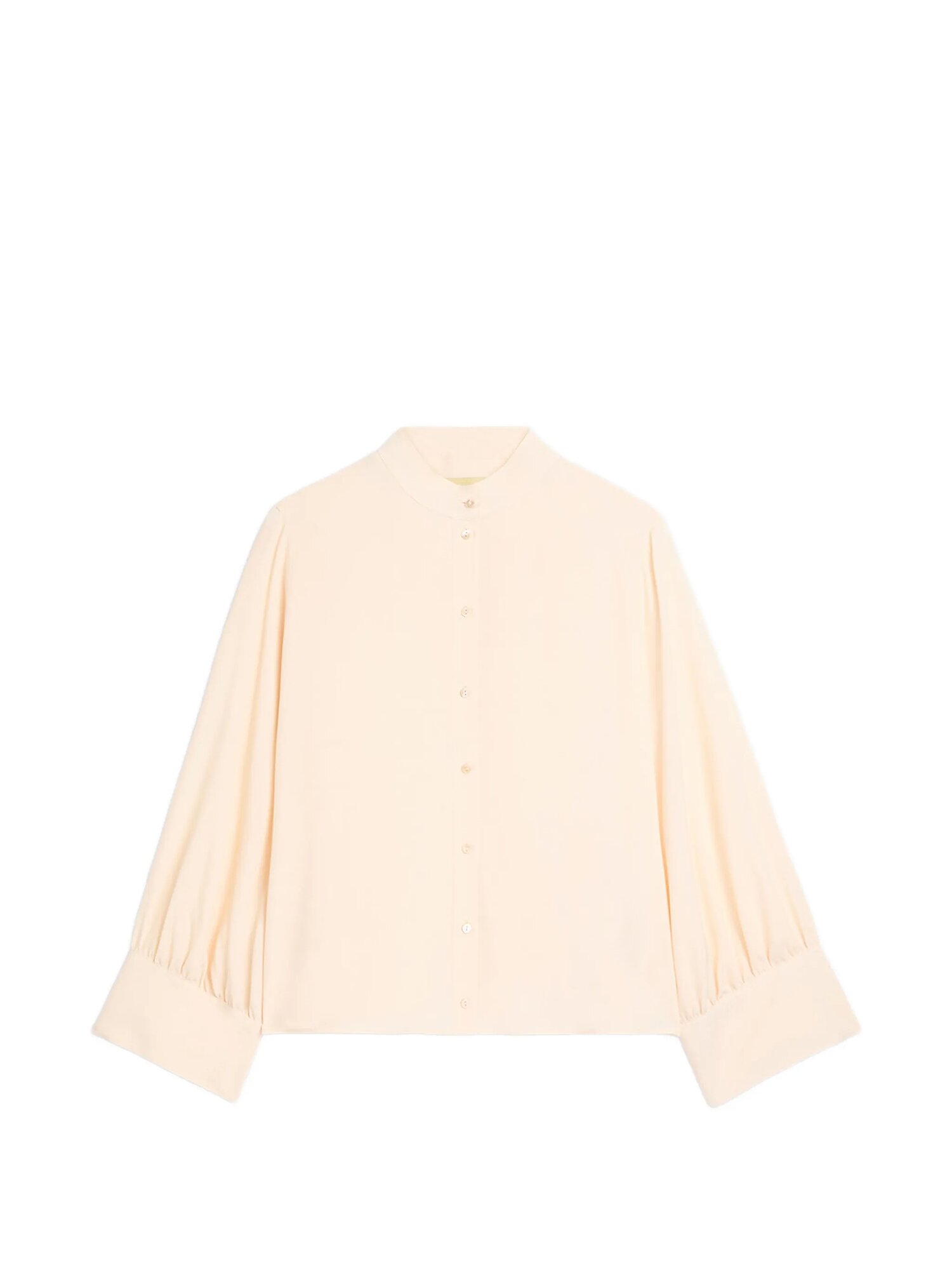 Рубашка Franklin stand-collar gathered-sleeve shirt