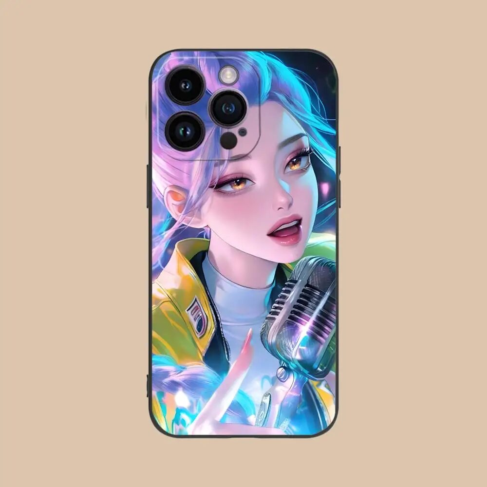 Чехол для iPhone XR KPOP Hunters Rumi, черный