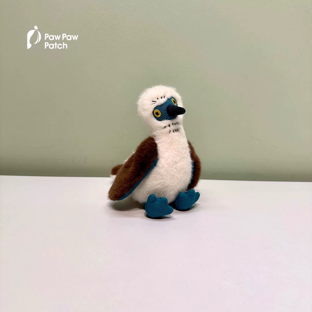 PawPawPatch Океан Серией Синехвостый Бобо Плюшевый Брелок Подарок на День Рождения