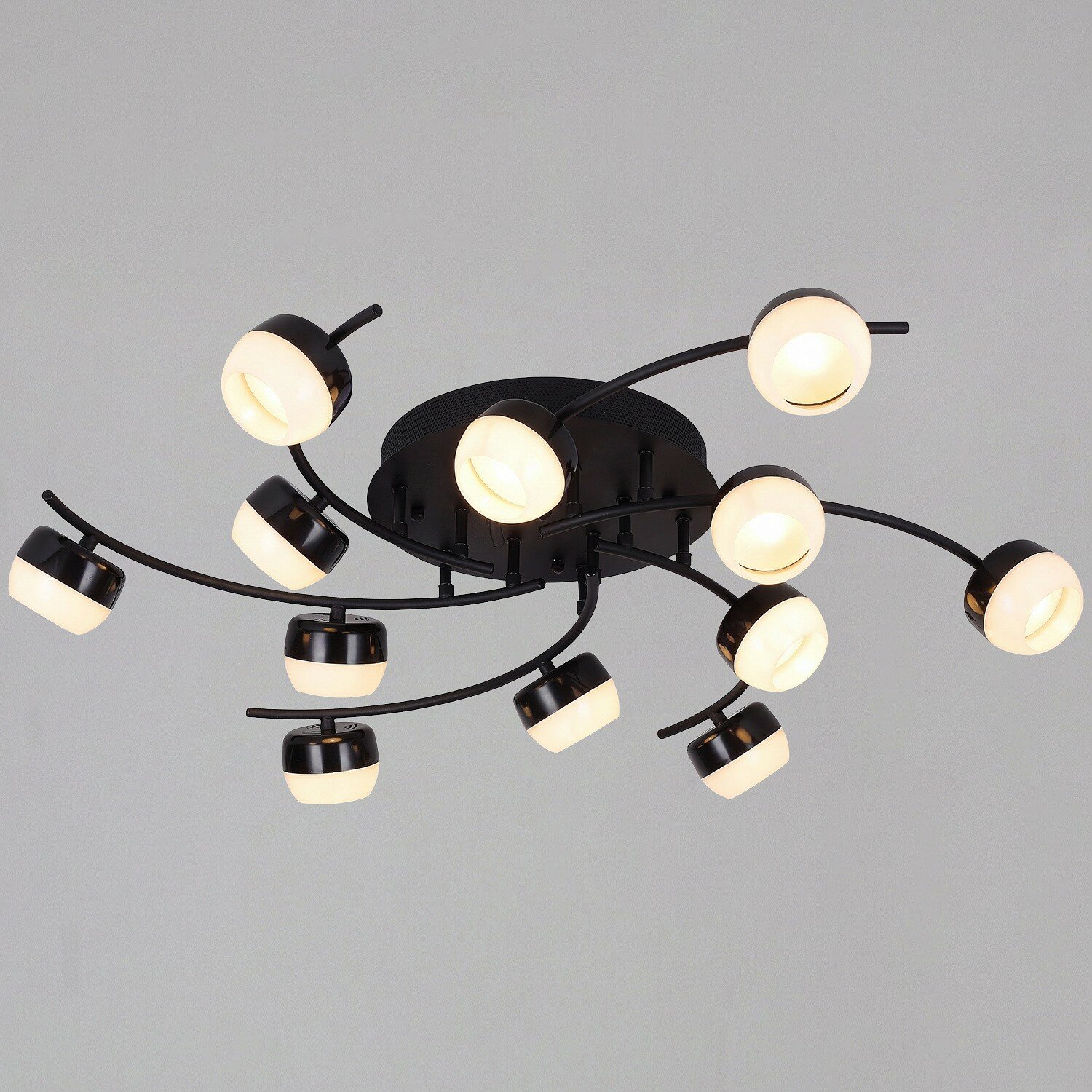 Люстра на штанге Reluce 90590-0.3-12 Black