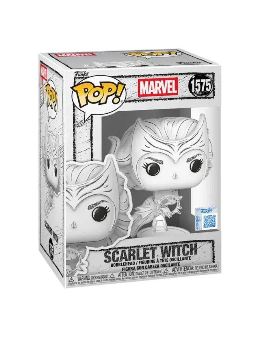 Фигурка Funko POP! Bobble Marvel Scarlet Witch (Sketched Deco) (Exc) (1575) 92208