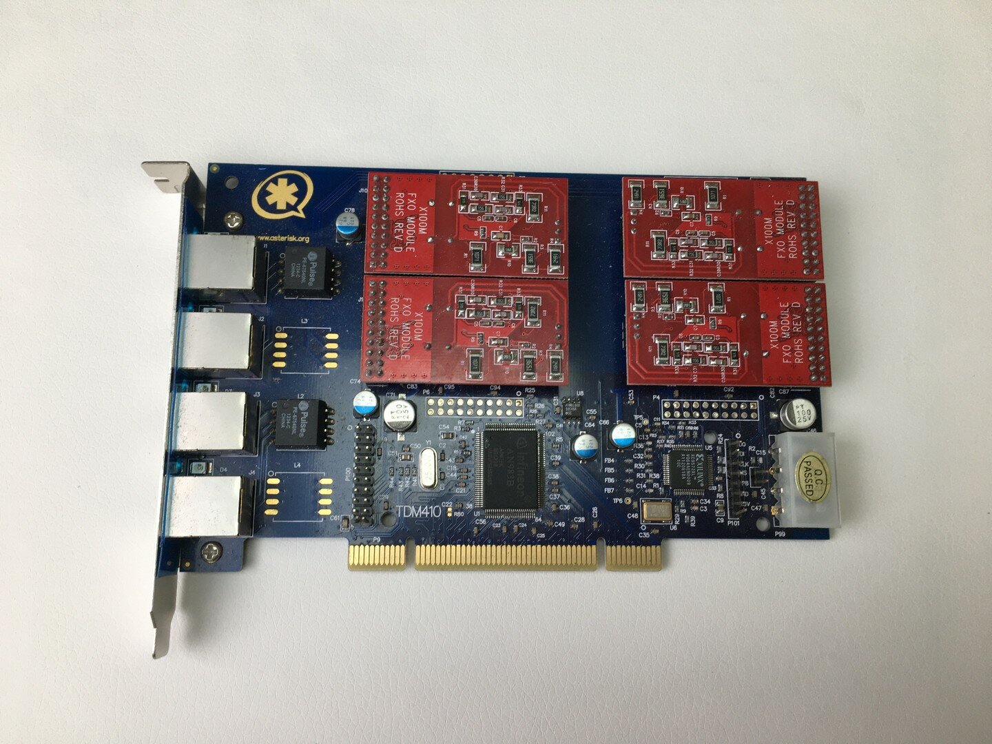 Плата Digium Wildcard TDM410P 4PORT TDM PCI