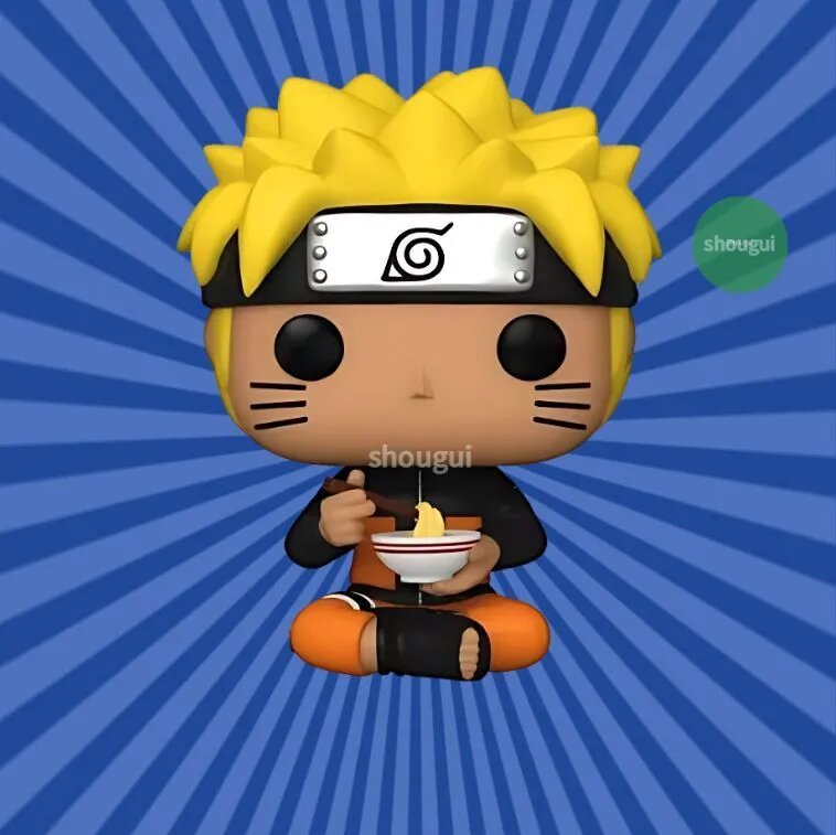 Фигурка Funko POP! Naruto Eating Ramen Naruto Uzumaki Vinyl Figure, Размер упаковки 11.5 х 9 х 16 см