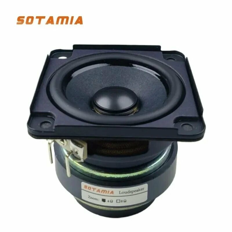 SOTAMIA 1Pcs 2,75-дюймовый Полнодиапазонный Динамик 4 Ом 30 Вт DIY Bluetooth Hifi Звук Музыка Домашний Аудио динамик