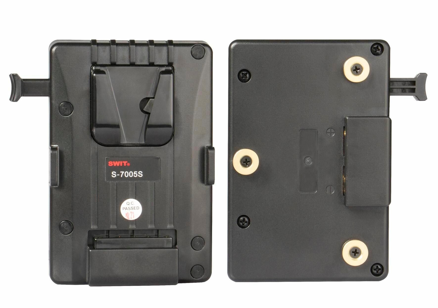 SWIT S-7005S Аккумуляторная площадка S-7005S переходник с батарей V-Mount на Gold Mount
