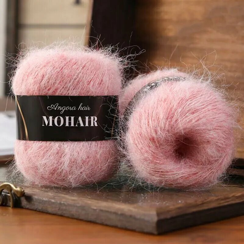 Пряжа из альпаки и мохера, для свитера ручной работы, сделай сам,1 кусок,25 г