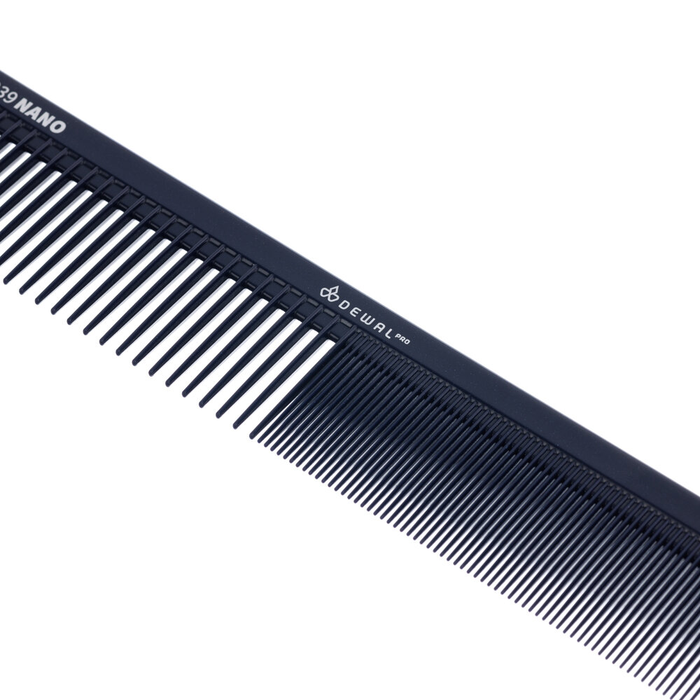 Расческа-гребень Dewal Pro CO-6039-Nano, антистатическая , комбинированная , 21.5см, черная
