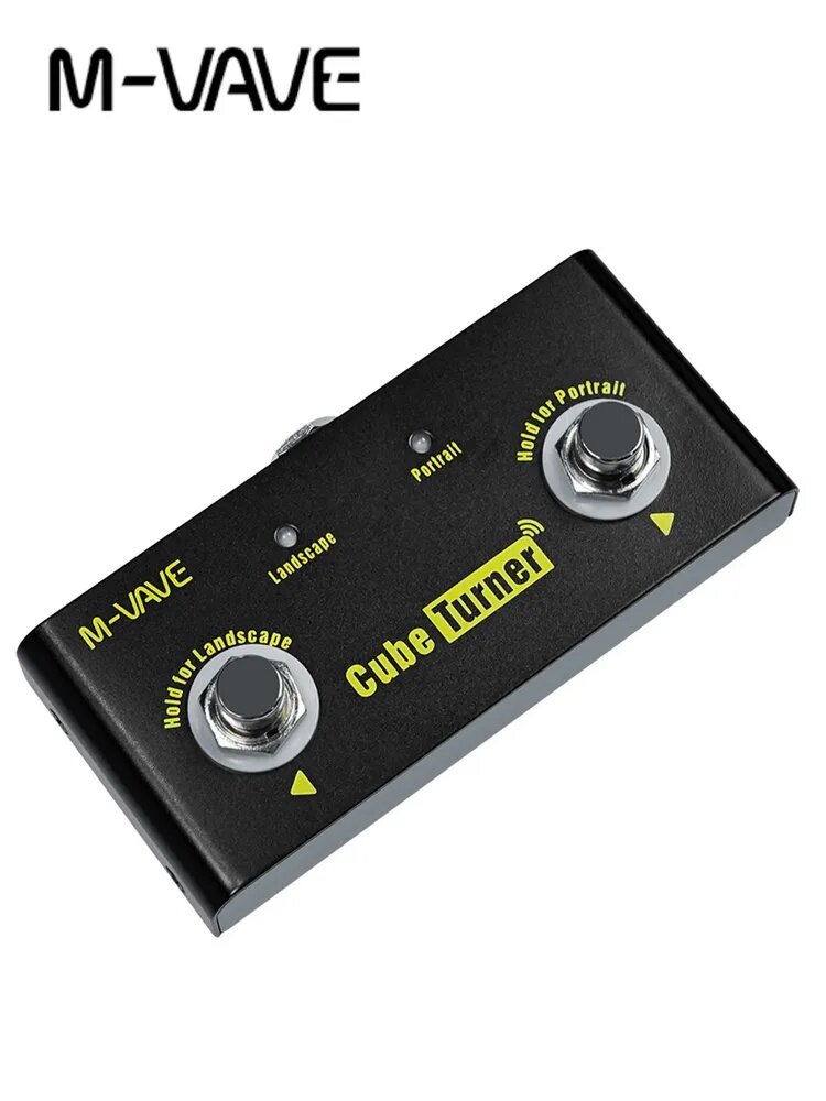 M-VAVE Cube Turner PLUS Беспроводная педаль перелистывания страниц