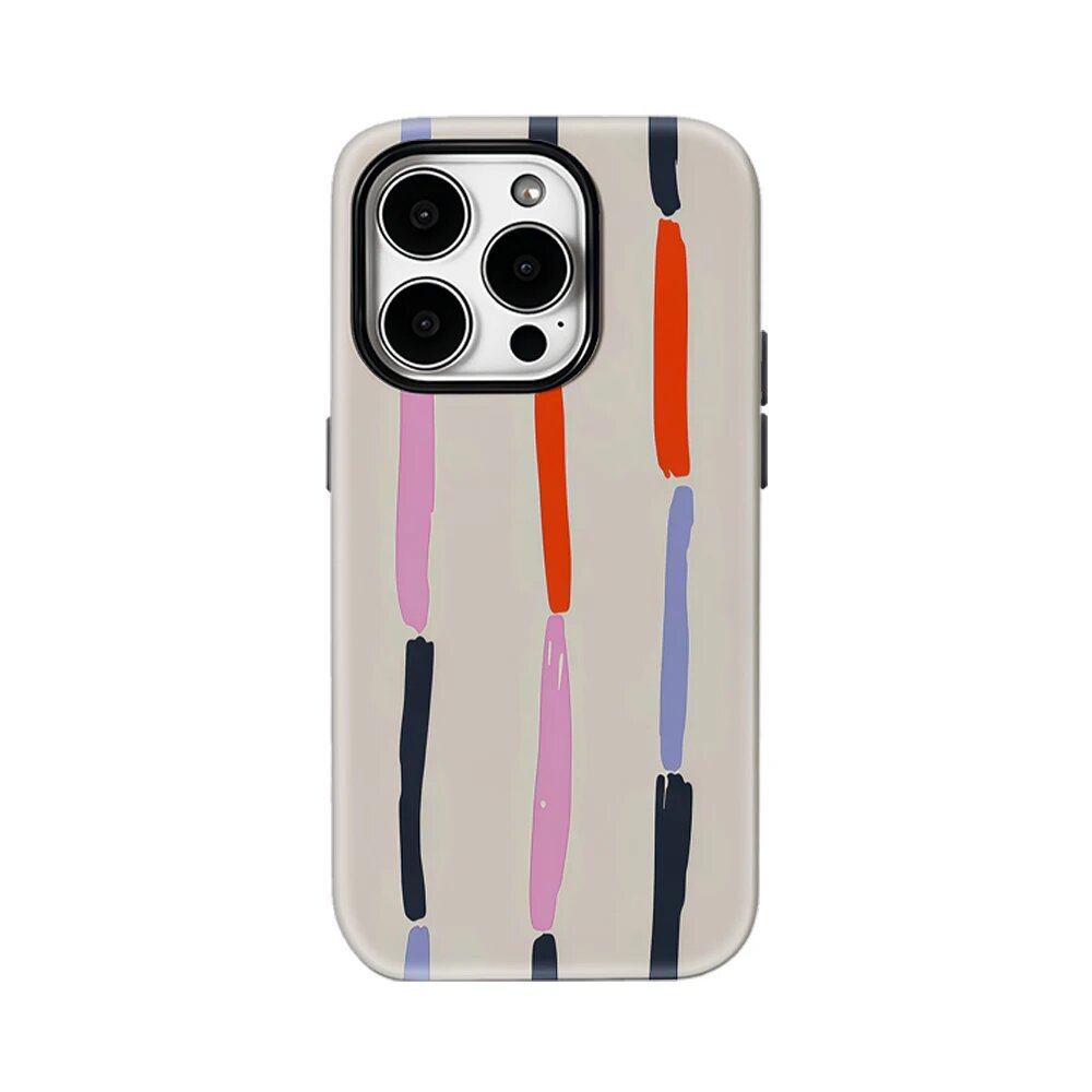 Чехол IPHONE 15 PRO MAX, FR, цветные полоски