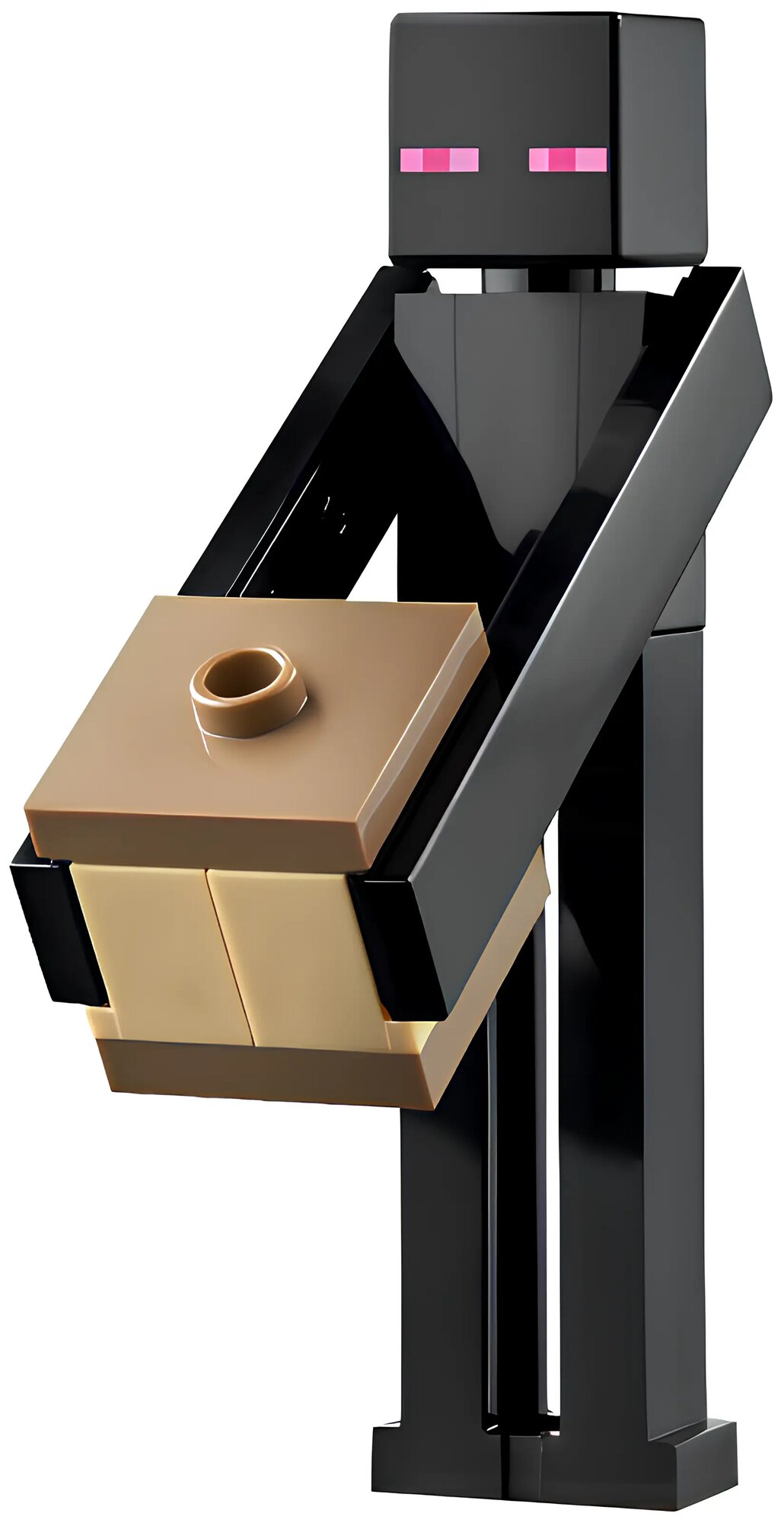 Минифигурка Lego Enderman - Tan Block with Dark Tan Top and Bottom min139 U
