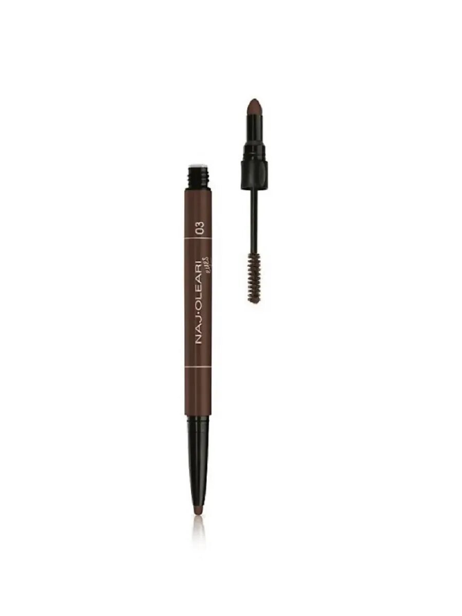 NAJ OLEARI Средство для бровей 3-в-1 PERFECT BROW, BROW BRUNETTES 0,15 г + 1 мл
