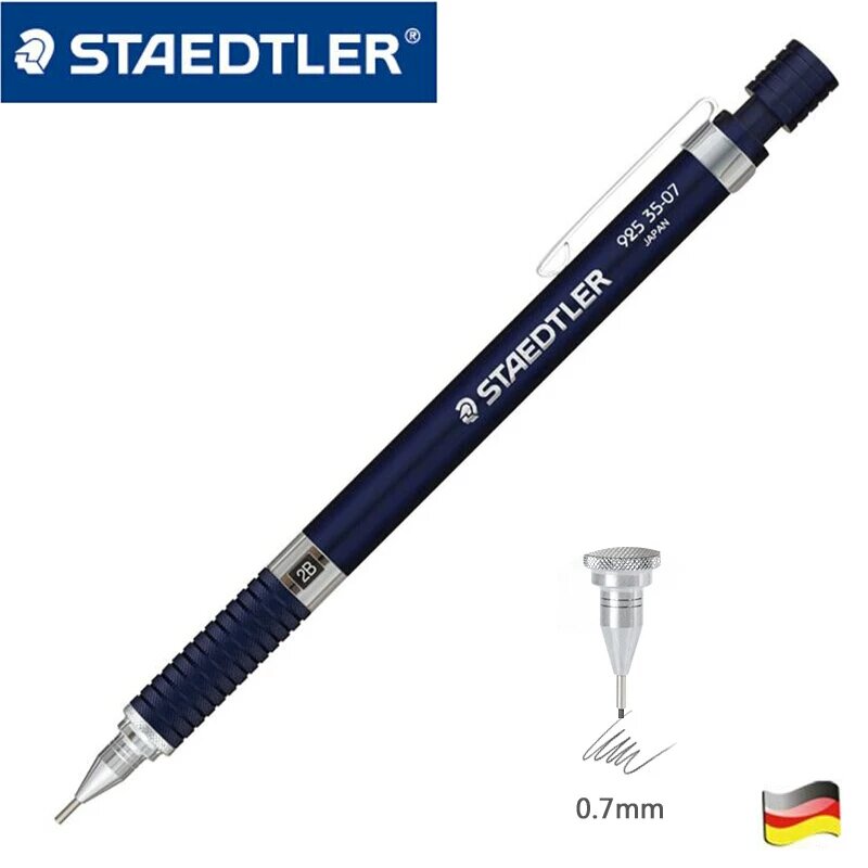Staedtler 925 Автоматический карандаш 0,7 мм с грифелем HB, ластиком и кейсом в синем цвете
