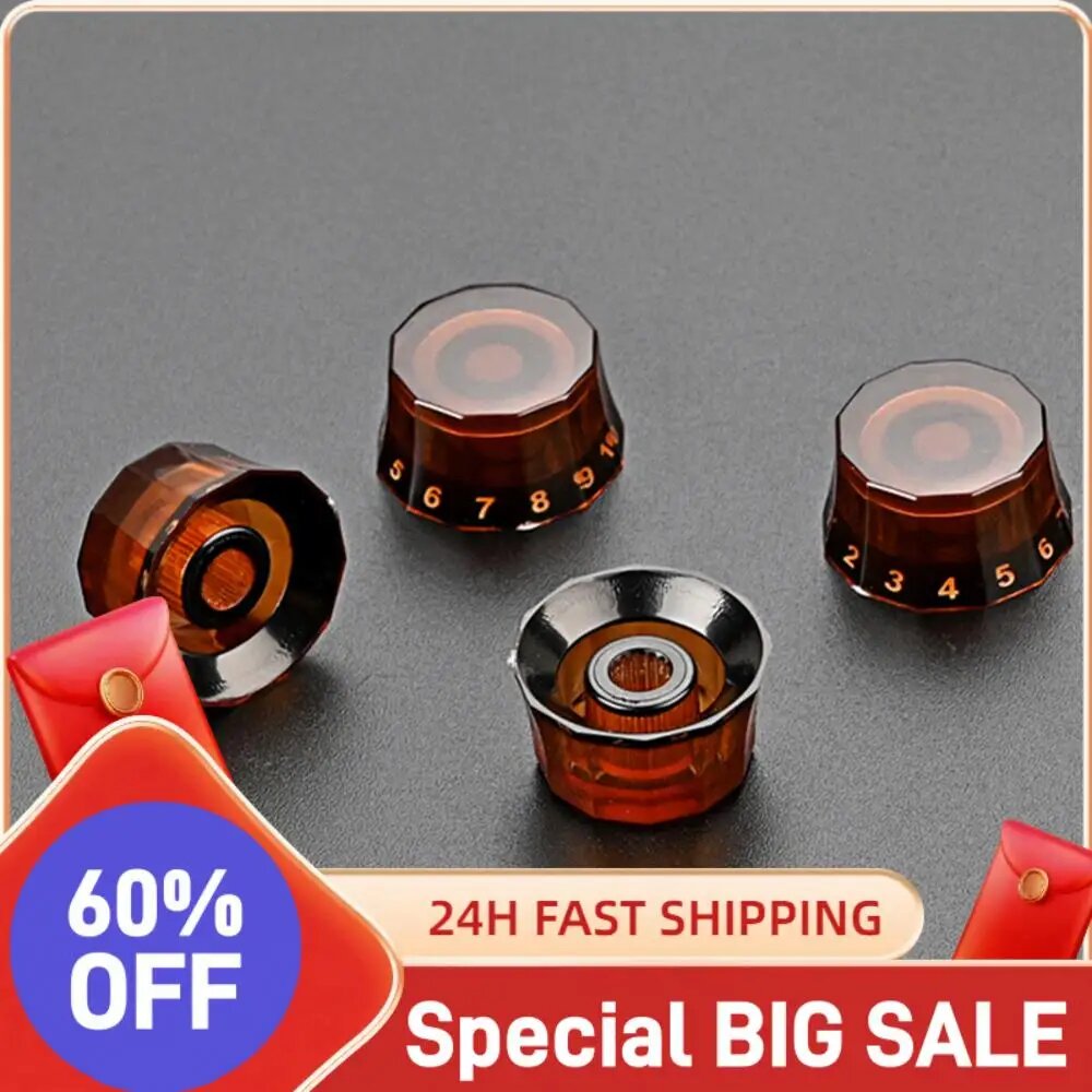 4Pcs Speed Ручки регулировки громкости и тембра в стиле абажура для гитар PRS, запчасти для гитар