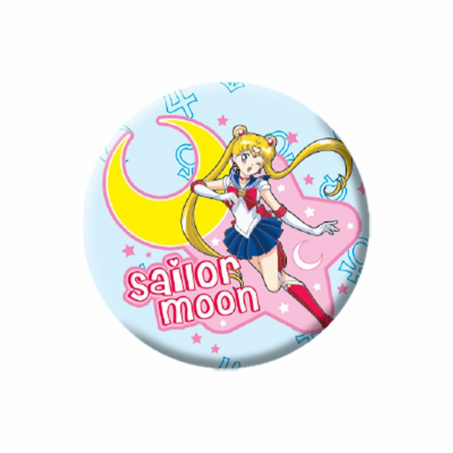 Набор значков ABYstyle Sailor Moon BP0619, металл, 6 шт, разного диаметра — фото 1