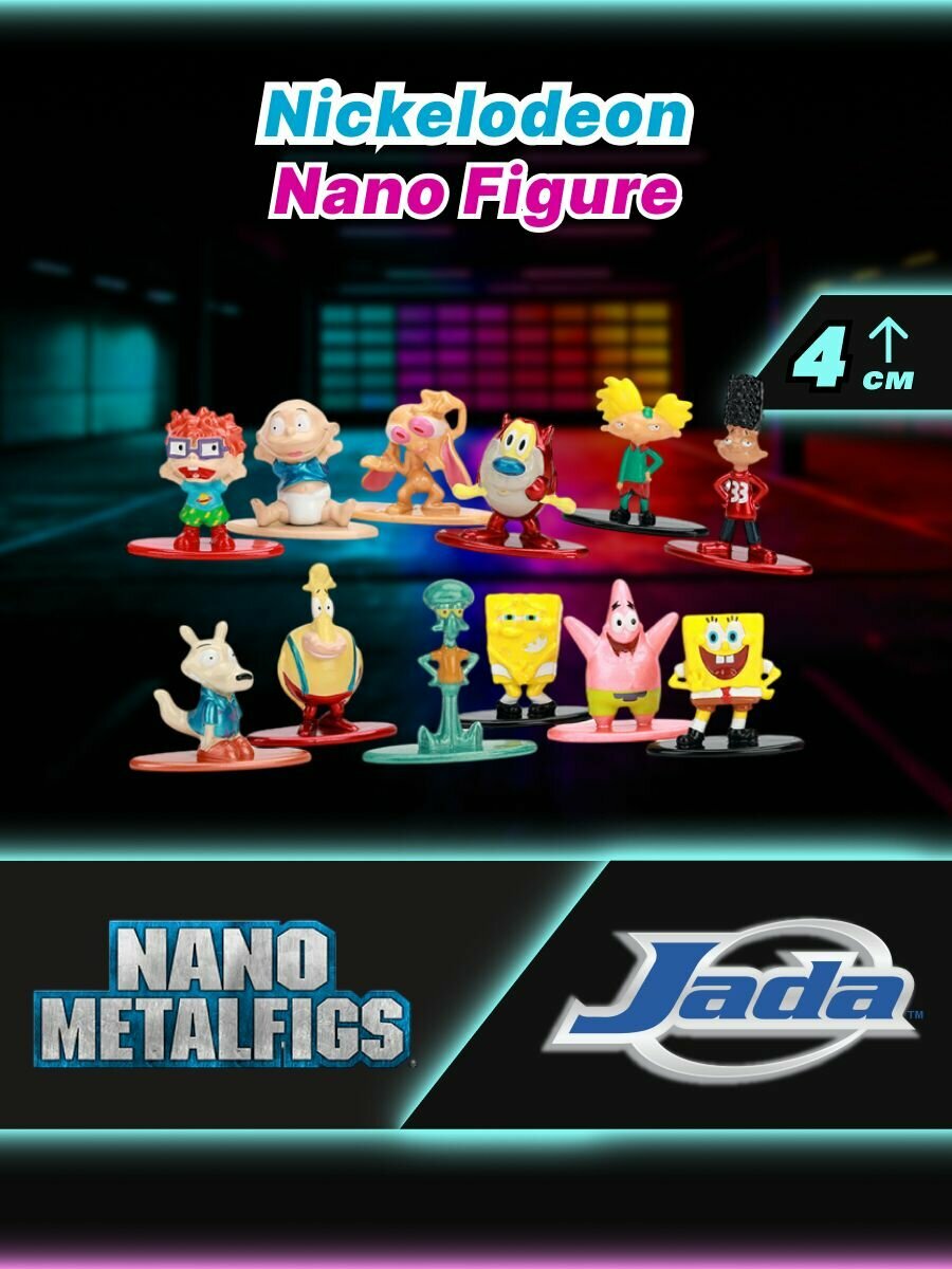Фигурка Nano Nickelodeon figure Blister pack 84483, коллекционнная