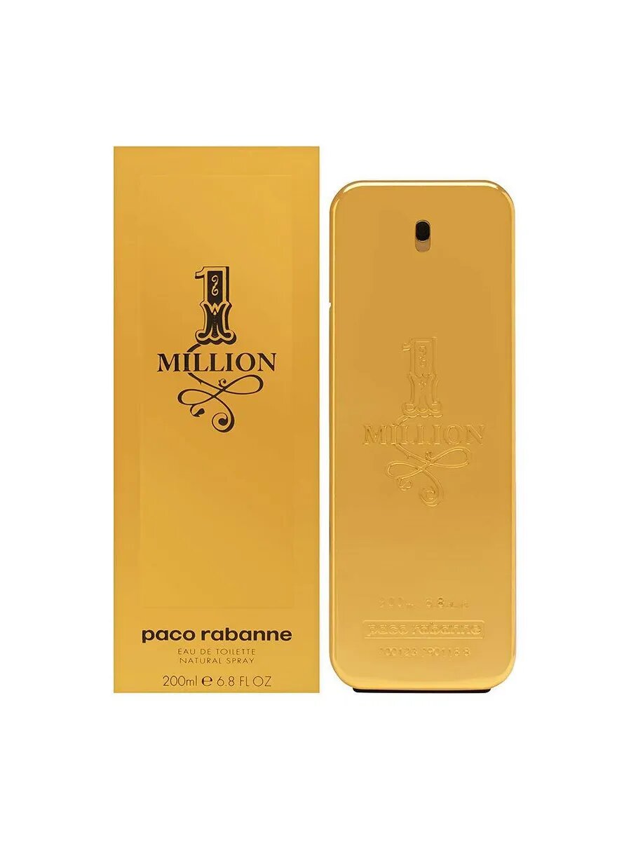 Paco Rabanne 1 MILLION (M) 200 мл Туалетная вода оригинал